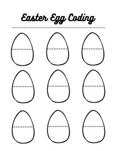 Easter Egg Coding Printable - Newsymom