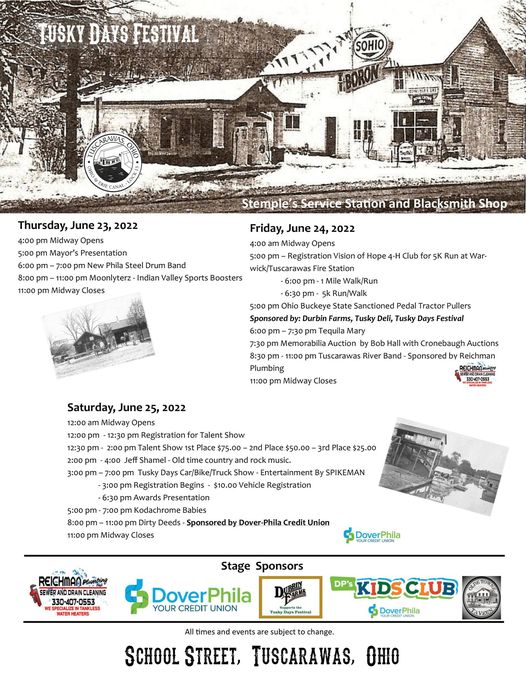 Tusky Days Festival -Tuscarawas County - Newsymom