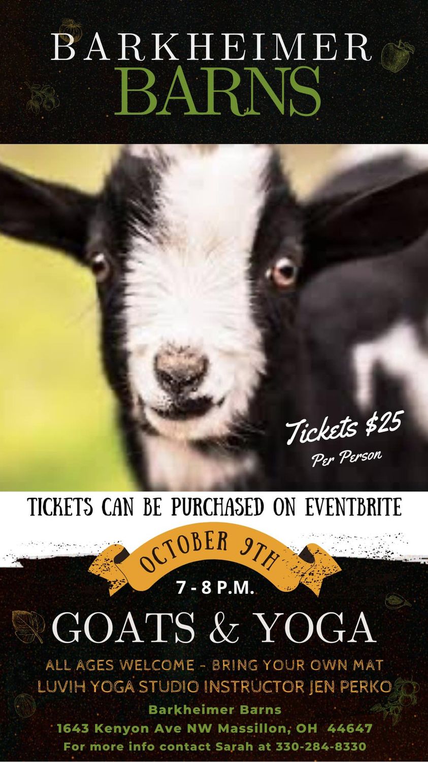 Goats and Yoga Massillon -Stark County - Newsymom