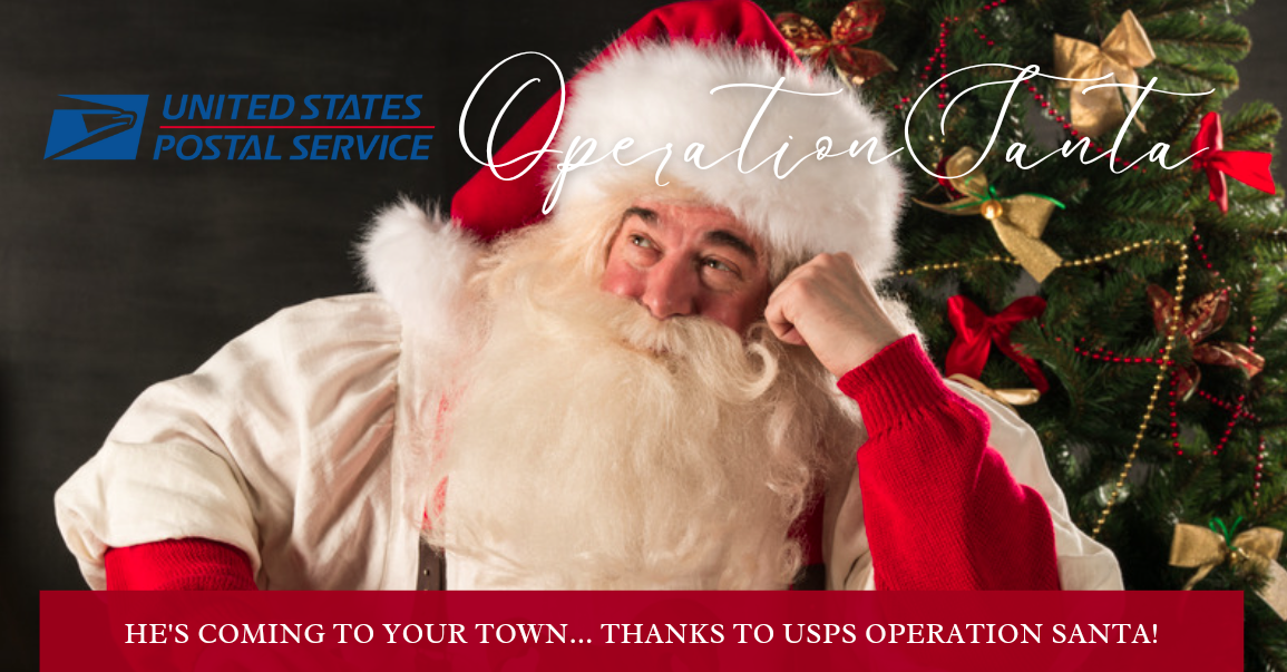 Write a Letter to Santa or Adopt a Family This Christmas via USPS ...