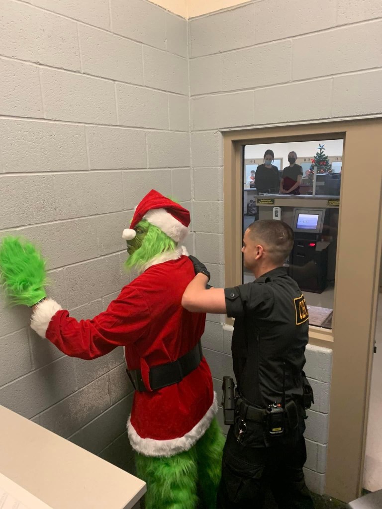 The Grinch Taken Into Custody in Multi-County Collaboration - Newsymom